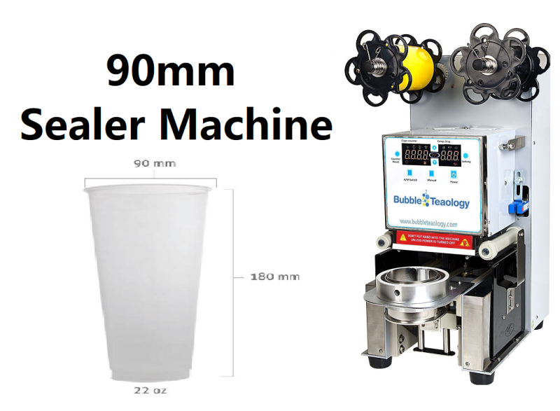 90mm Cup Sealer Machine - BubbleTeaology