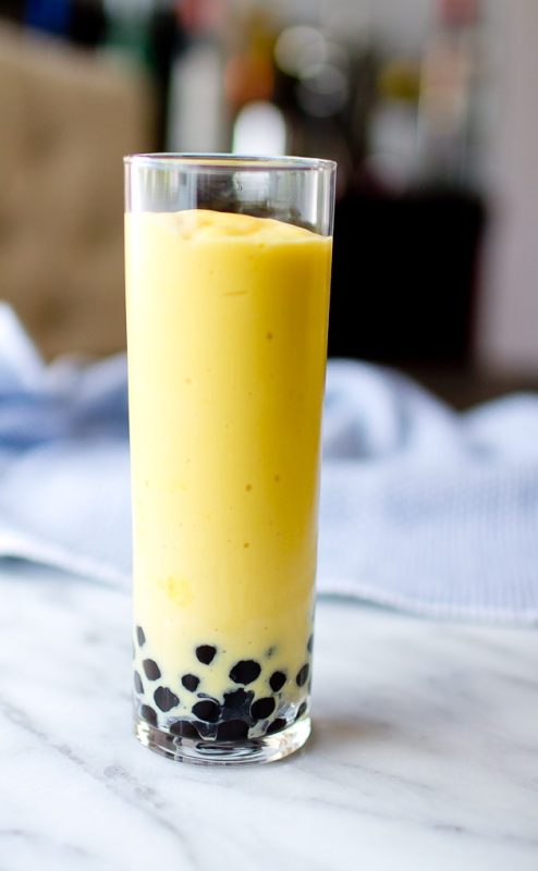 Mango Bubble Tea Smoothie - BubbleTeaology