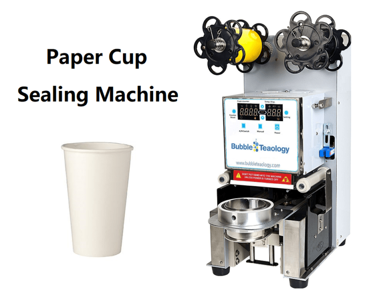 Paper Cup Sealer Machine - BubbleTeaology