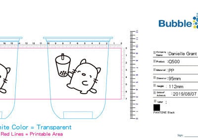 Custom Print Boba Tea Cups - BubbleTeaology