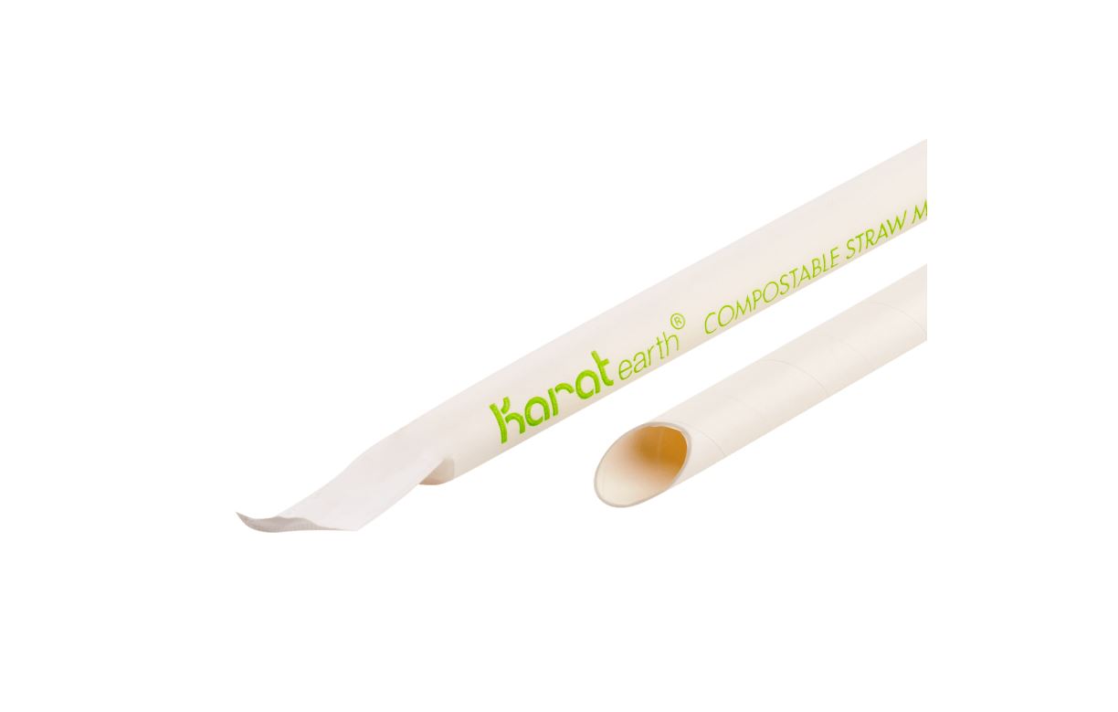Karat Paper Boba Straw Diagonal Cut - BubbleTeaology