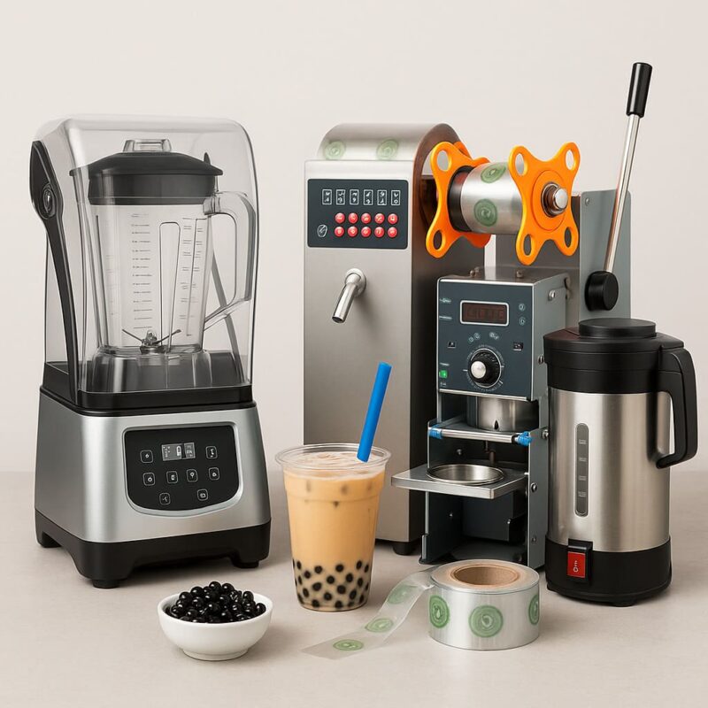 Startup Bubble Tea Shop Equipment List: From Blender to Sealer ...