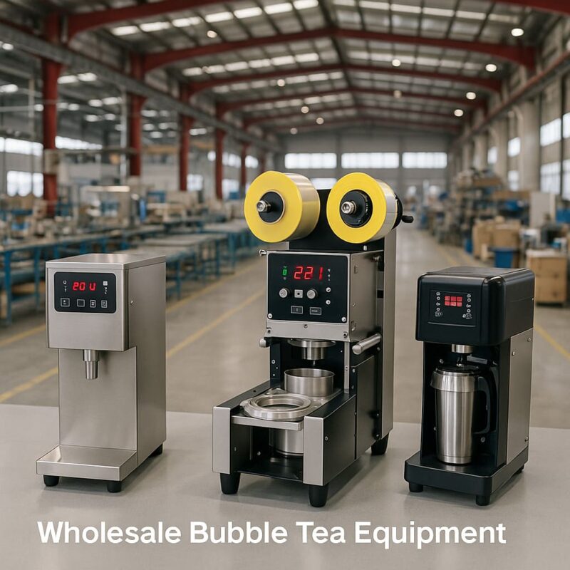 wholesale bubble tea equipment direct from manufacturer - BubbleTeaology